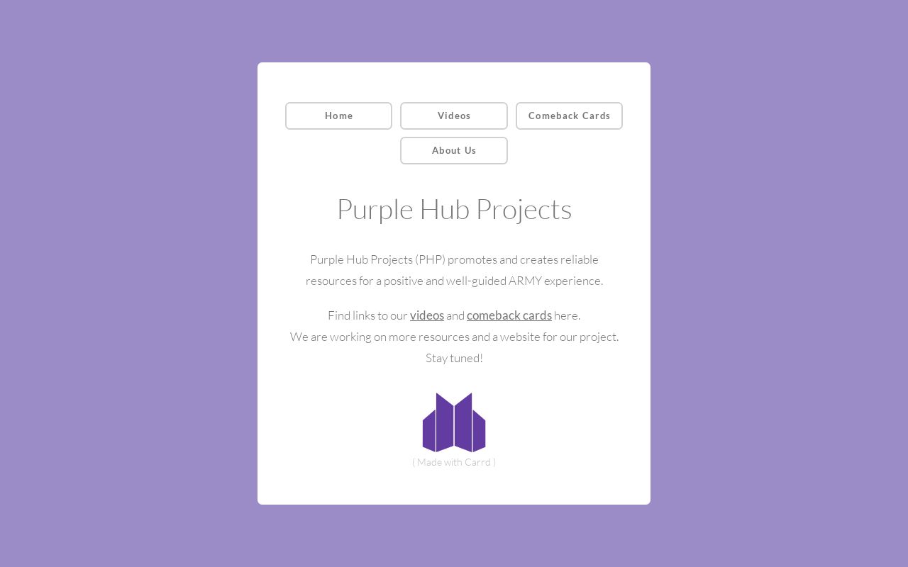 PurpleHub Project